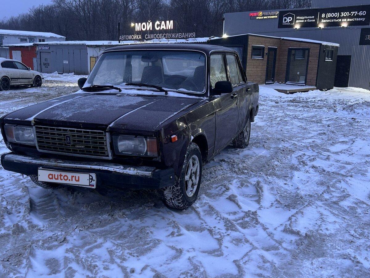 Купить б/у Lada (ВАЗ) 2107 1982-2012 1.6 MT (74 л.с.) бензин механика в Перми: пурпурный Лада ...