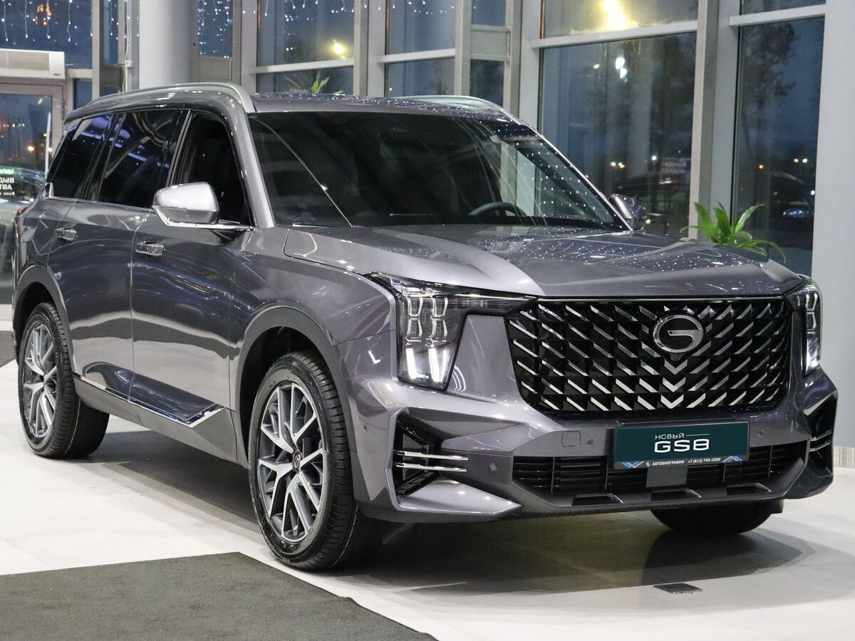 Купить новый GAC GS8 II 2.0 AT (231 л.с.) 4WD бензин автомат в Санкт-Петербурге: серый ГАК ГС8 ...