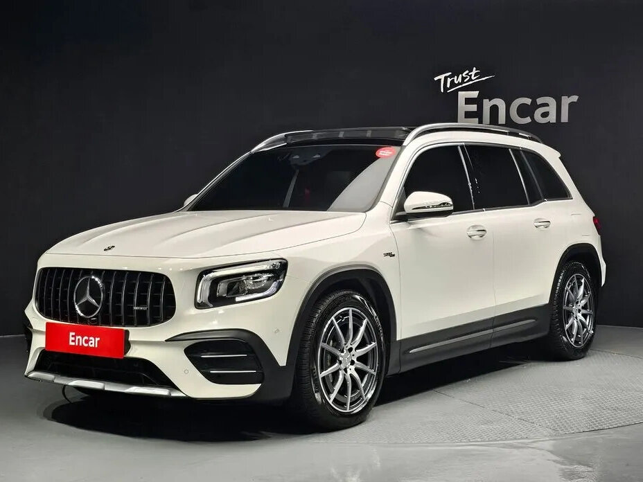 Купить б/у Mercedes-Benz GLB AMG I (X247) 35 AMG 2.0 AMT (306 л.с.) 4WD бензин робот во ...