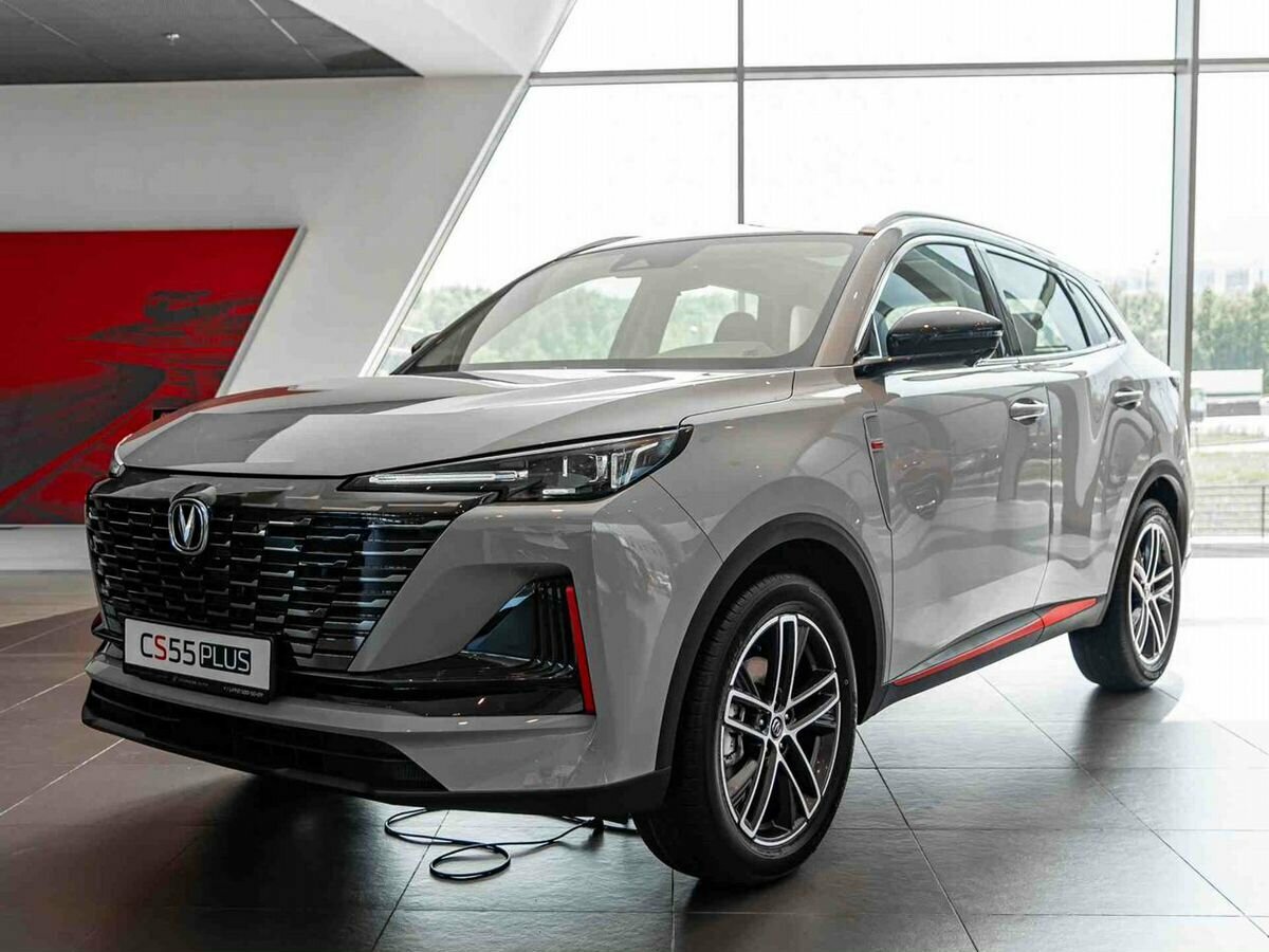 Купить новый Changan CS55PLUS I Рестайлинг 1.5 AMT (181 л.с.) бензин робот в Москве: серый ...