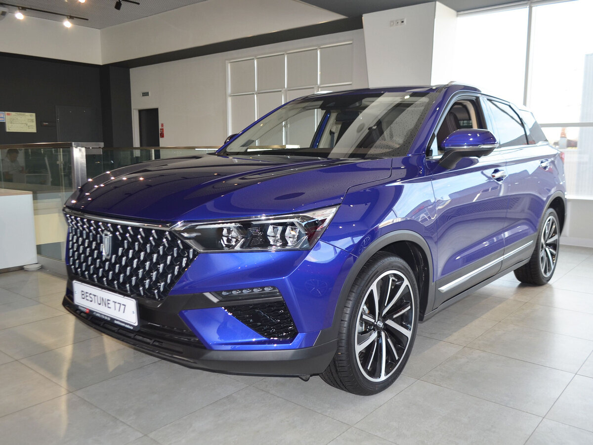 Купить новый FAW Bestune T77 2018-2023 1.5 AMT (160 л.с.) бензин робот в Котельниках: синий ФАВ ...