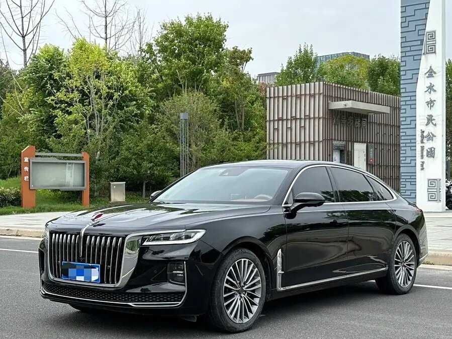 Купить б/у Hongqi H9 2020-н.в. 2.0 AMT (252 л.с.) бензин робот во Владивостоке: чёрный Хончи Х9 ...