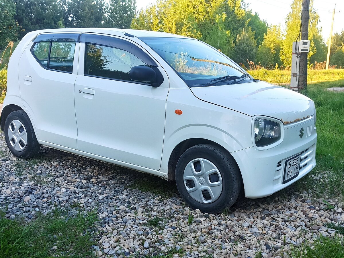 Купить б/у Suzuki Alto VIII (HA36) 0.7 CVT (52 л.с.) 4WD бензин вариатор в Ижевске: белый Сузуки ...