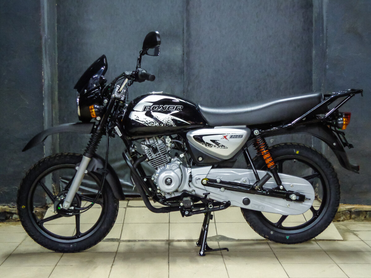 Купить новый Bajaj Boxer BM 125 карбюратор 5 передач в Москве: чёрный ...