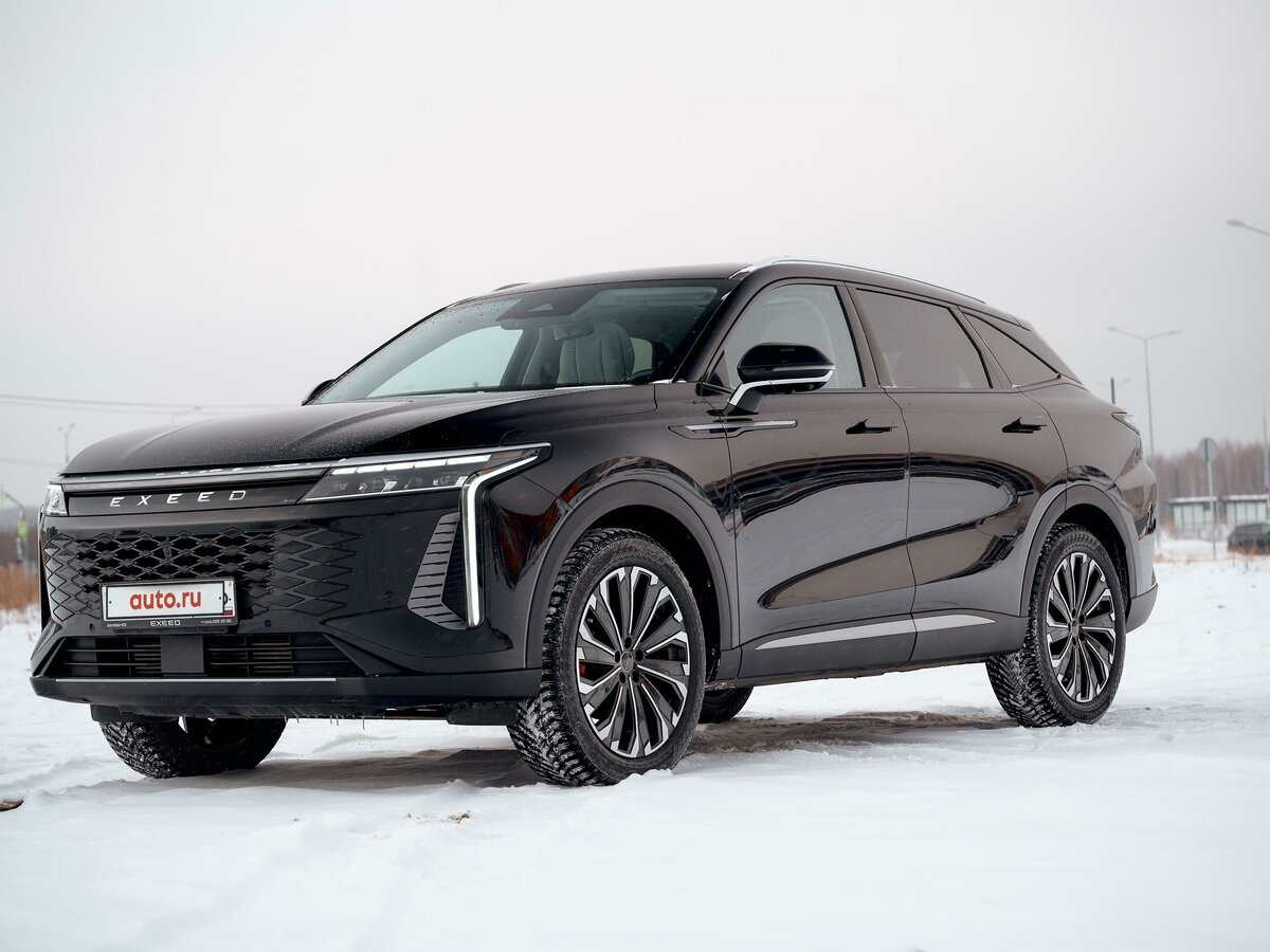 Купить б/у Exeed RX 2023-2025 2.0 AMT (249 л.с.) 4WD бензин робот в Екатеринбурге: чёрный Эксид ...