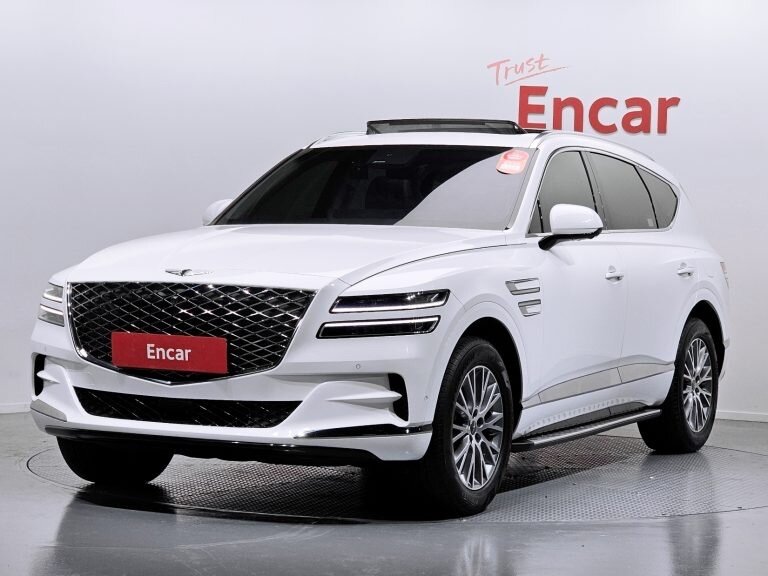 Купить б/у Genesis GV80 I 3.0d AT (273 л.с.) 4WD дизель автомат во Владивостоке: белый Генезис ...