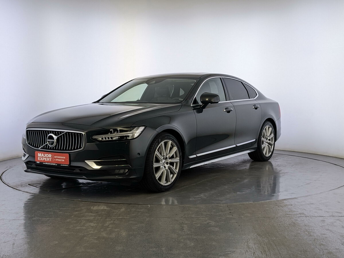 Купить б/у Volvo S90 II 2.0 AT (249 л.с.) бензин автомат в Москве: серый Вольво S90 II седан ...