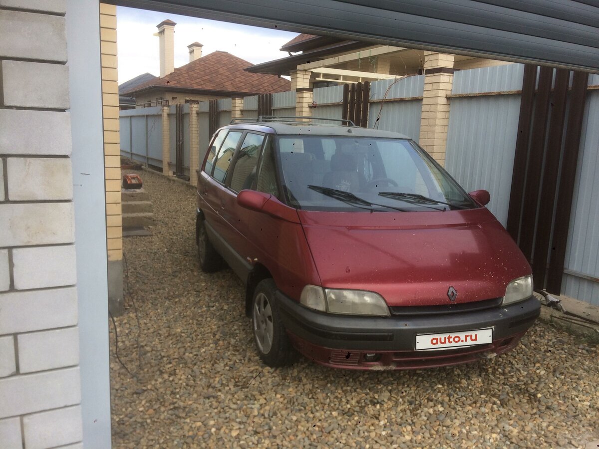 Купить б/у Renault Espace II 2.2 MT (107 л.с.) бензин механика в Краснодаре: красный Рено Эспэйс ...