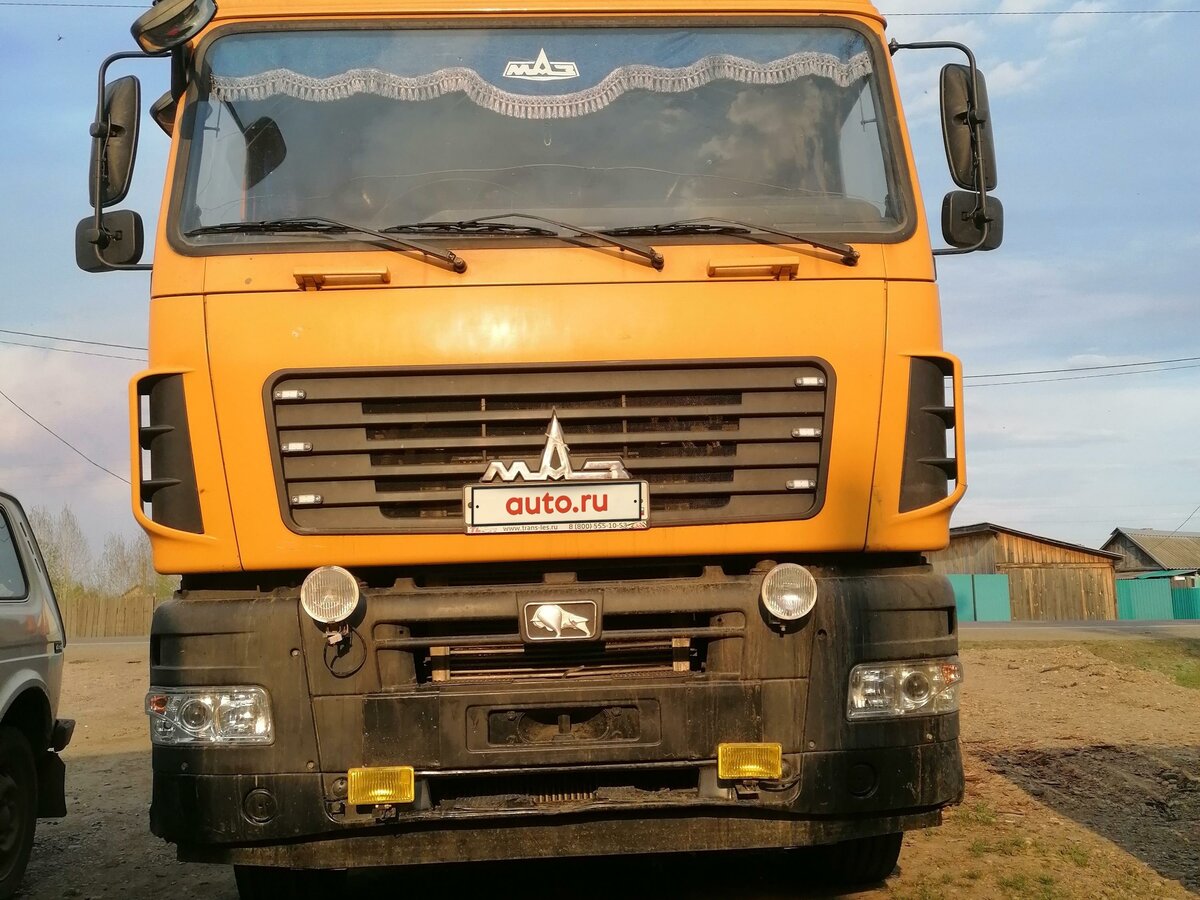 Купить б/у МАЗ 6312 дизель механика в Красноярске: золотистый ...