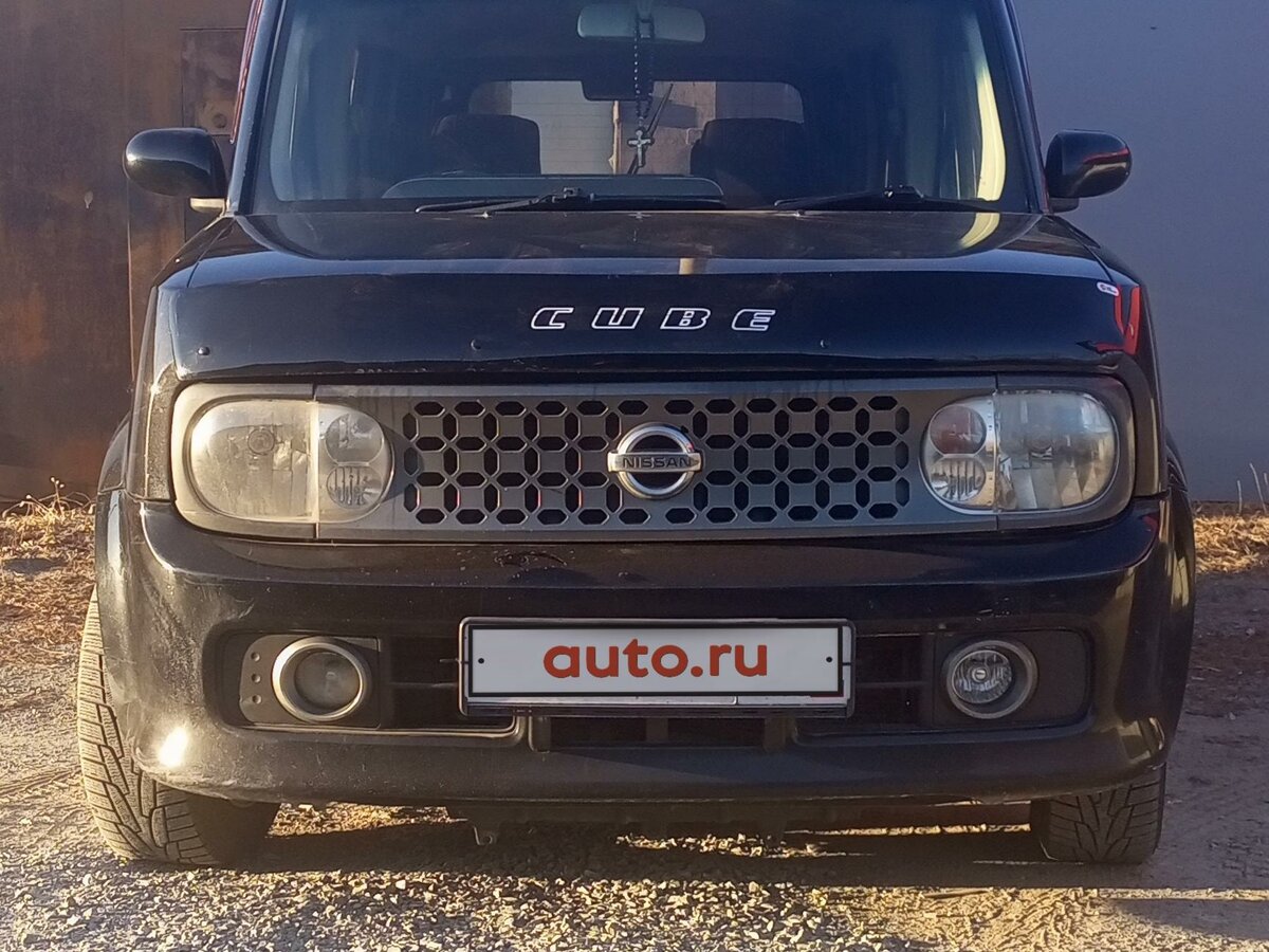 Купить б/у Nissan Cube II (Z11) Cubic 1.5 CVT (109 л.с.) бензин вариатор в Артёме: чёрный Ниссан ...
