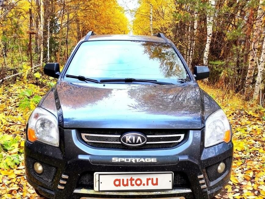 Купить б/у Kia Sportage II Рестайлинг 2.0 MT (141 л.с.) бензин механика в Кирове: серый Киа ...