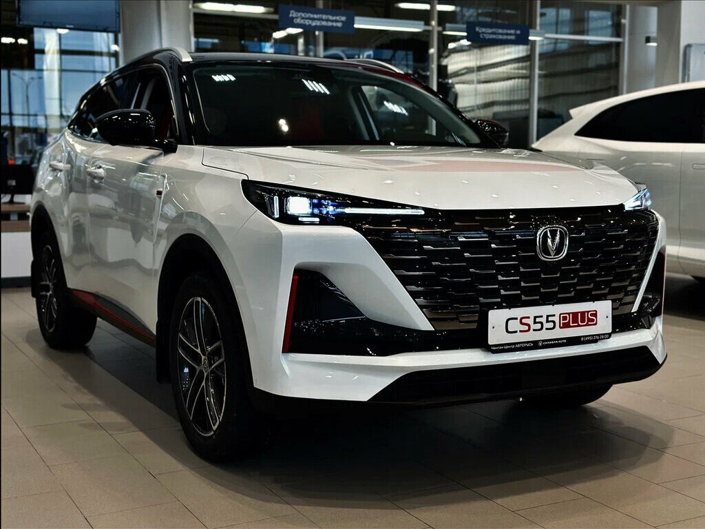 Купить новый Changan CS55PLUS I Рестайлинг 1.5 AMT (181 л.с.) бензин робот в Подольске: белый ...
