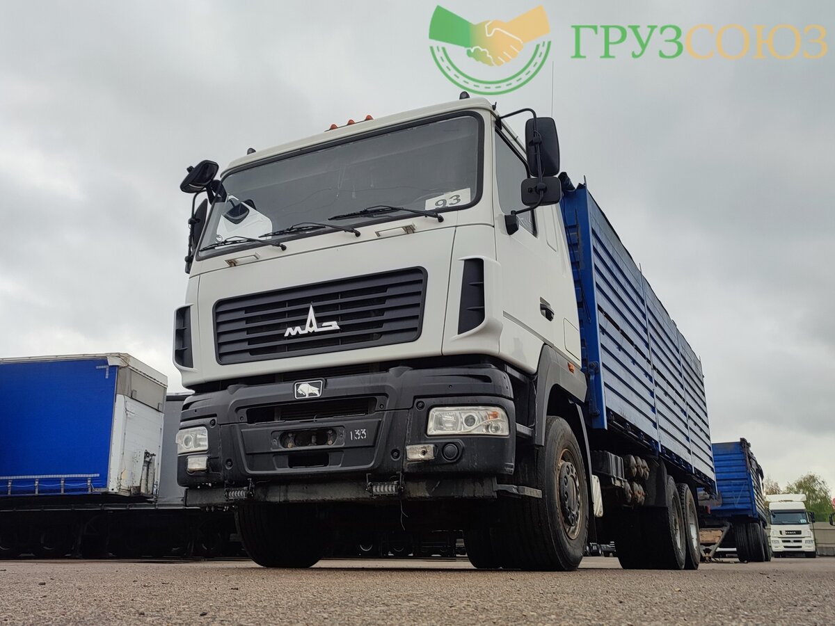Купить б/у МАЗ 6312 дизель механика в Москве: белый самосвал с 3-х ...