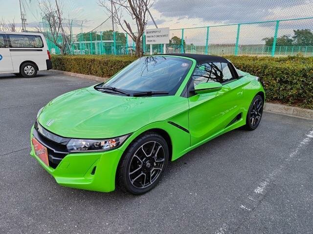 Купить б/у Honda S660 2015-2022 0.7 CVT (64 л.с.) бензин вариатор во Владивостоке: зелёный Хонда ...