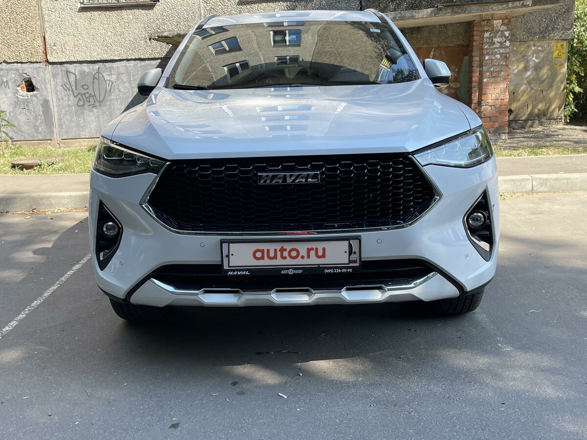 Купить б/у Haval F7 I 1.5 AMT (150 л.с.) 4WD бензин робот в Жуковском: белый Хавэйл Ф7 I ...