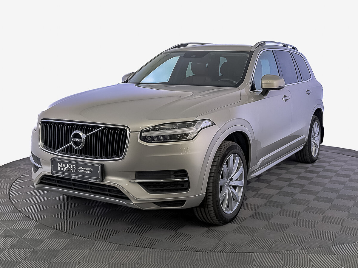 Купить б/у Volvo XC90 II 2.0 AT (249 л.с.) 4WD бензин автомат в Москве: бежевый Вольво XC90 II ...