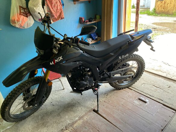 Купить б/у Minsk (Минск) X 250 карбюратор 5 передач в Красноярске: чёрный внедорожный эндуро ...