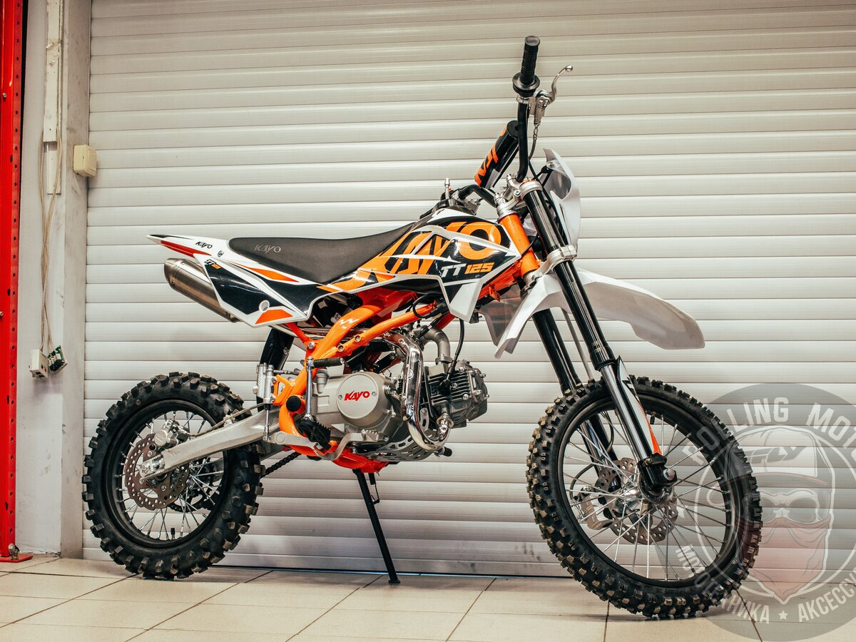 Купить новый Kayo Basic K125 карбюратор 4 передачи в Москве: оранжевый питбайк 2024 года по цене ...