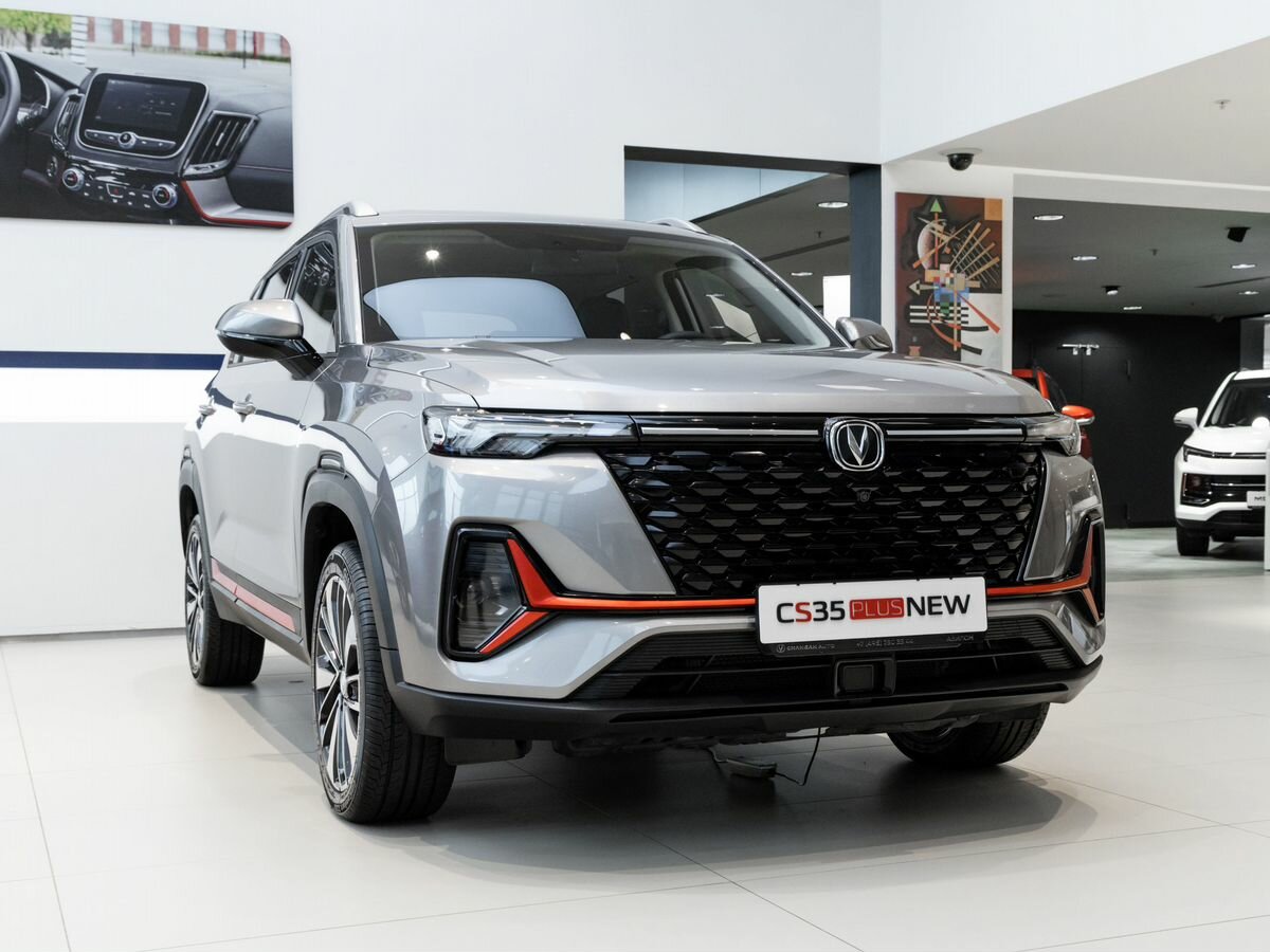 Купить новый Changan CS35PLUS I Рестайлинг 1.4 AMT (150 л.с.) бензин робот в Москве: серебристый ...