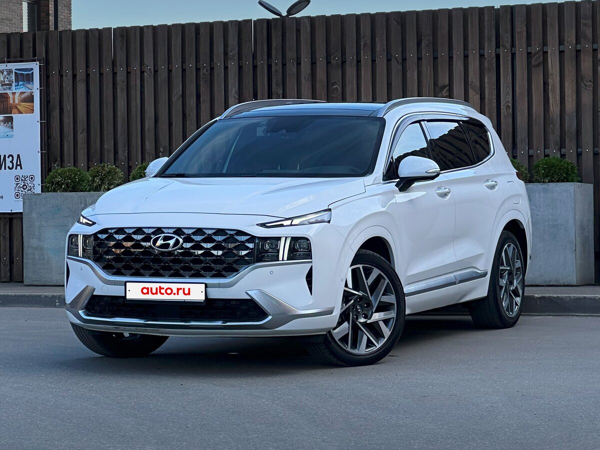 Купить б/у Hyundai Santa Fe IV Рестайлинг 2.2d AMT (202 л.с.) дизель ...