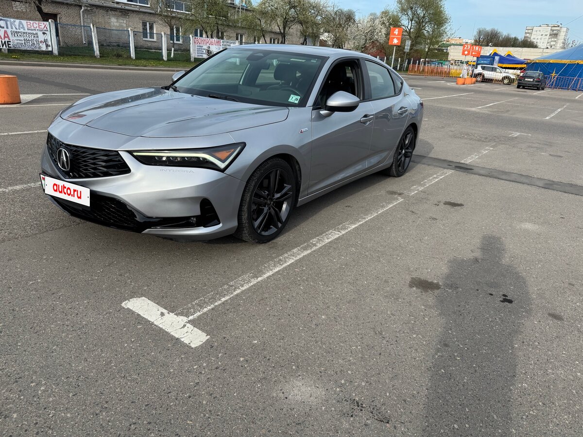 Купить б/у Acura Integra IV 1.5 CVT (203 л.с.) бензин вариатор в Гродно: серебристый Акура ...
