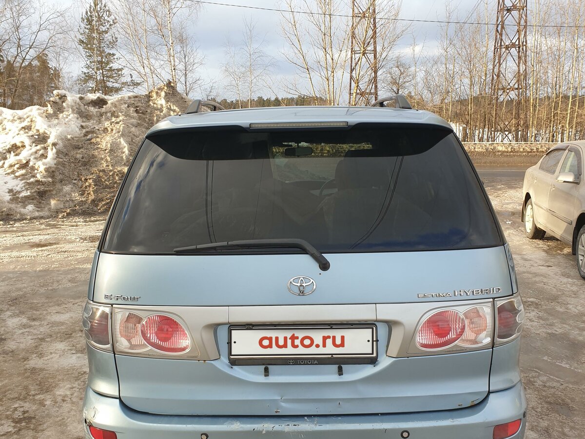 Купить б/у Toyota Estima II 2.4hyb CVT (130 л.с.) 4WD гибрид вариатор в ...