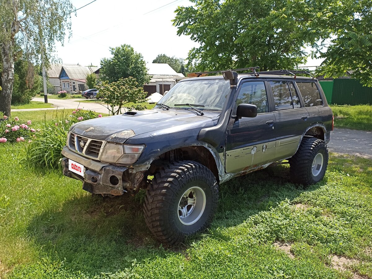 Купить б/у Nissan Patrol V (Y61) 2.8d MT (129 л.с.) 4WD дизель механика в Сызрани: голубой ...
