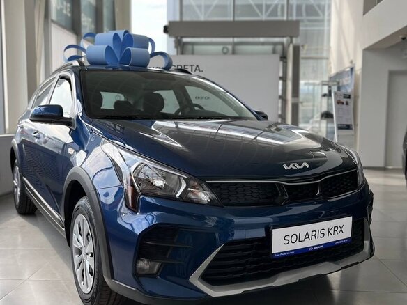 Купить новый Solaris KRX 2024-2025 1.6 AT (123 л.с.) бензин автомат в Иванове: синий Солярис ...