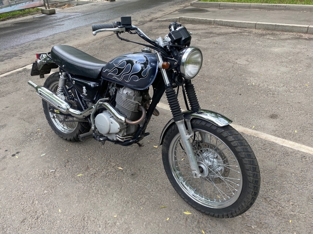 Купить б/у Honda CL 400 карбюратор 5 передач в Москве: серый классик ...