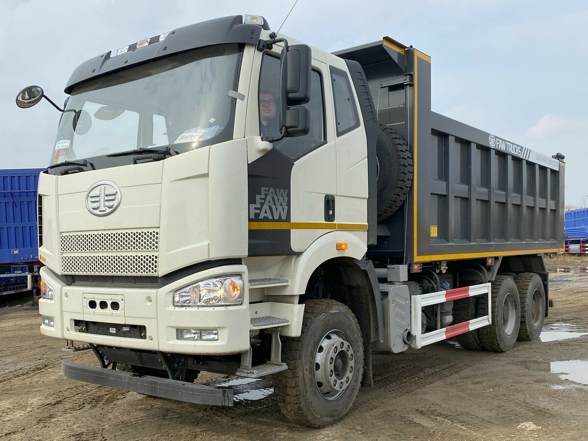 Купить новый FAW J6 CA3250 дизель механика в Москве: белый самосвал 2024 года по цене 7 650 000 ...
