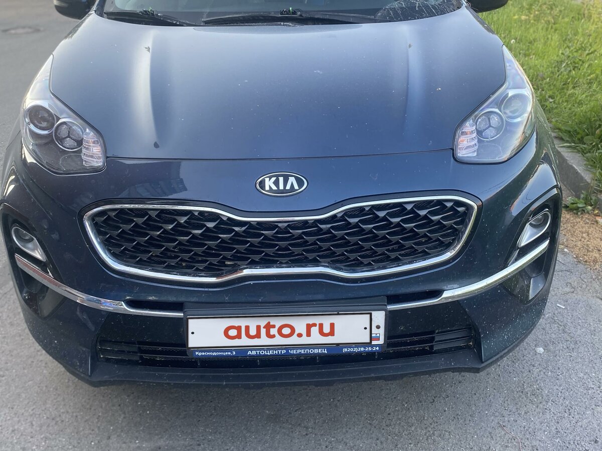 Купить б/у Kia Sportage бензин автомат в Череповце: синий 2020 ...