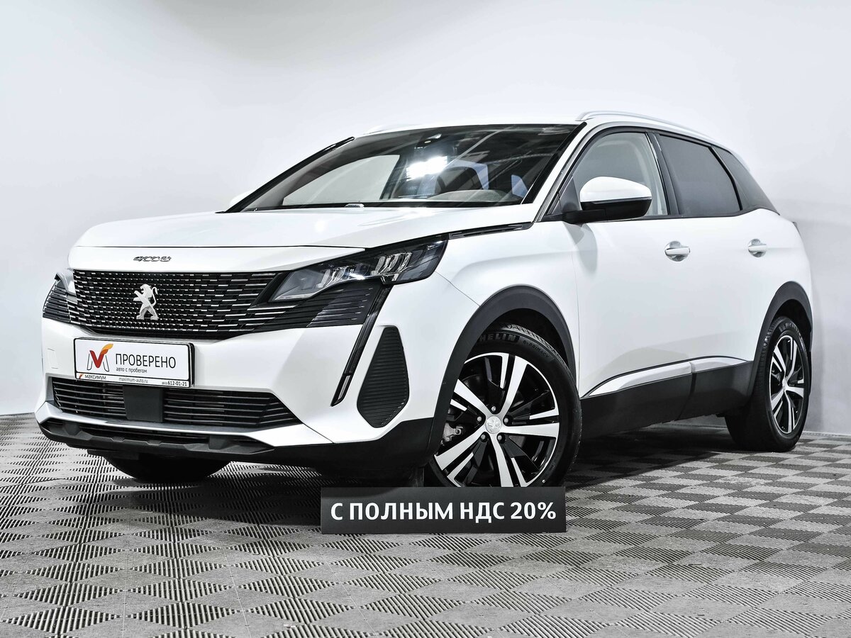 Купить б/у Peugeot 4008 II Рестайлинг 1.8 AT (211 л.с.) бензин автомат в Санкт-Петербурге: белый ...