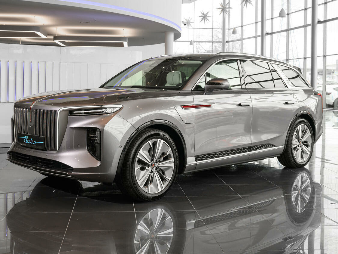 Купить б/у Hongqi E-HS9 2020-2025 99 kWh Electro AT (405.0 кВт) 4WD электро автомат в Москве ...