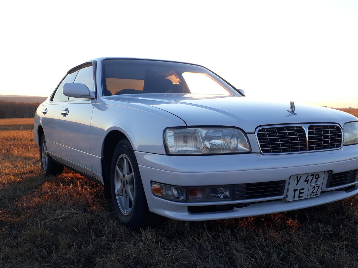 Купить б/у Nissan Cedric IX (Y33) 2.8d AT (100 л.с.) дизель автомат в Иркутске: белый Ниссан ...