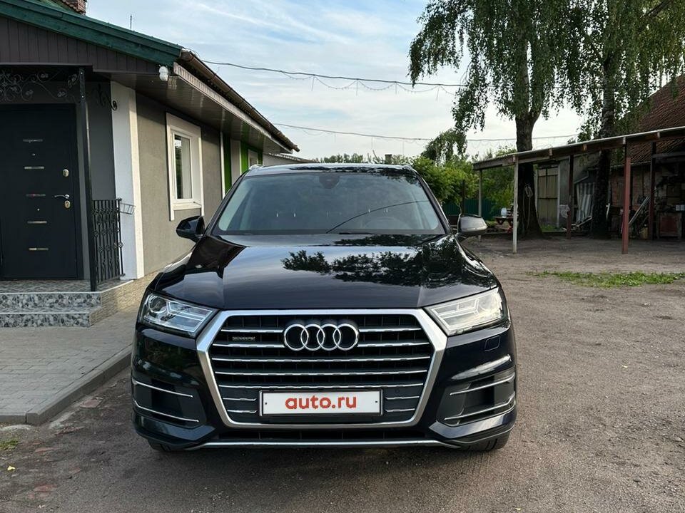Купить б/у Audi Q7 II (4M) 3.0d AT (218 л.с.) 4WD дизель автомат в Немане: синий Ауди Ку7 II (4M ...