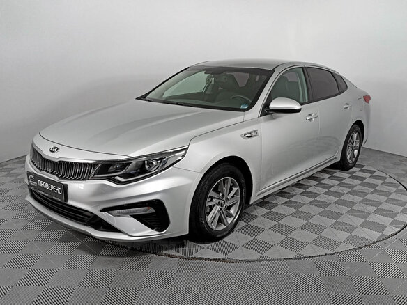 Купить б/у Kia K5 II 2.0 AT (151 л.с.) газ автомат в Казани: серебристый Киа к5 II седан 2018 ...