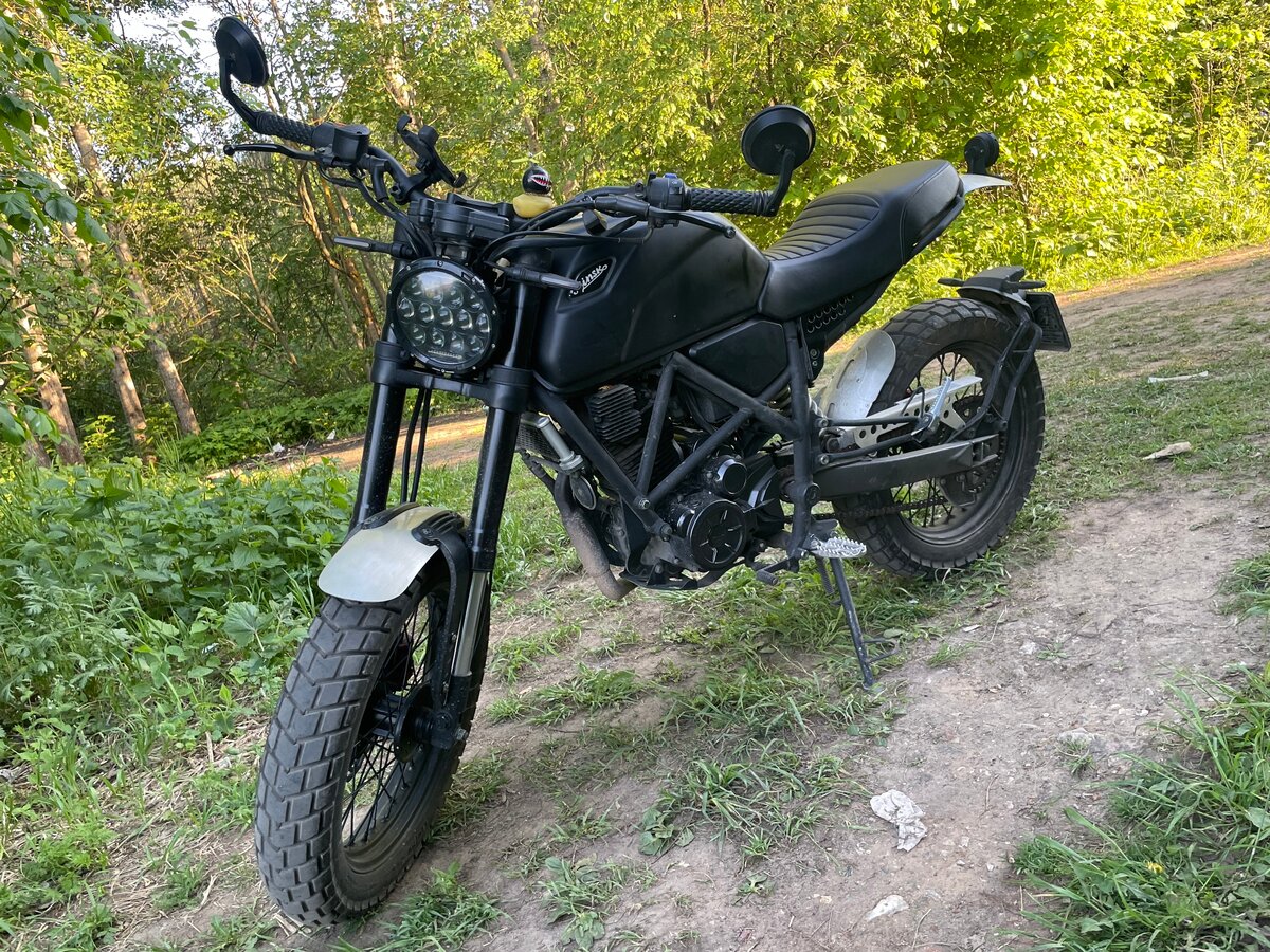 Купить б/у Minsk (Минск) SCR 250 в Химках: чёрный мотоцикл повышенной ...