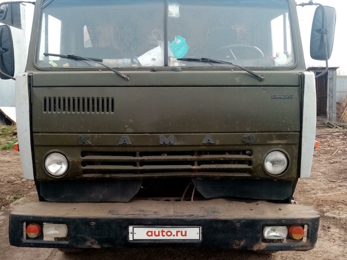 Купить б/у КамАЗ 55102 в Перми: зелёный самосвал с 2-х разгрузкой 1988 ...