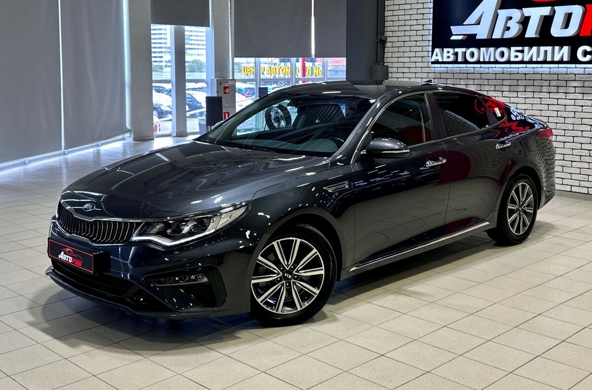 Купить б/у Kia K5 II 1.6 AMT (180 л.с.) бензин робот в Красноярске: серый Киа к5 II седан 2018 ...