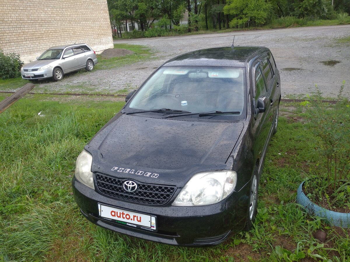 Купить б/у Toyota Corolla IX (E120, E130) 1.6 AT (110 л.с.) бензин автомат в Хабаровске: чёрный ...