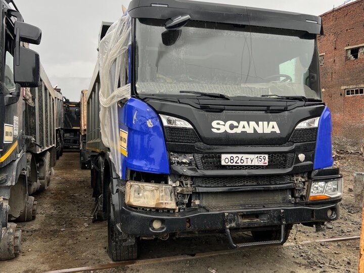 Купить б/у Scania P-series в Норильске: синий самосвал 2021 года по ...