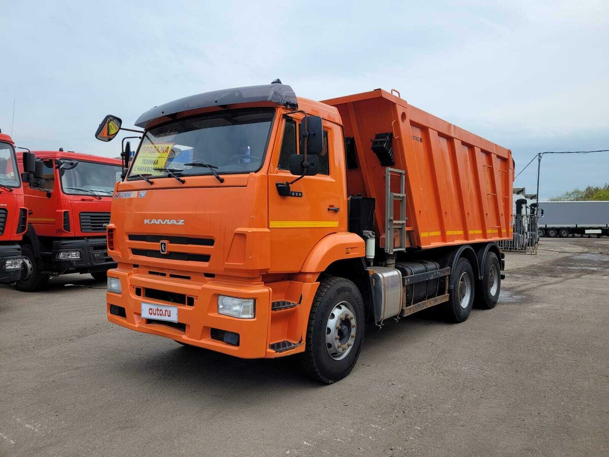Купить б/у КамАЗ 6520 в Иванове: золотистый самосвал 2020 года на Авто ...