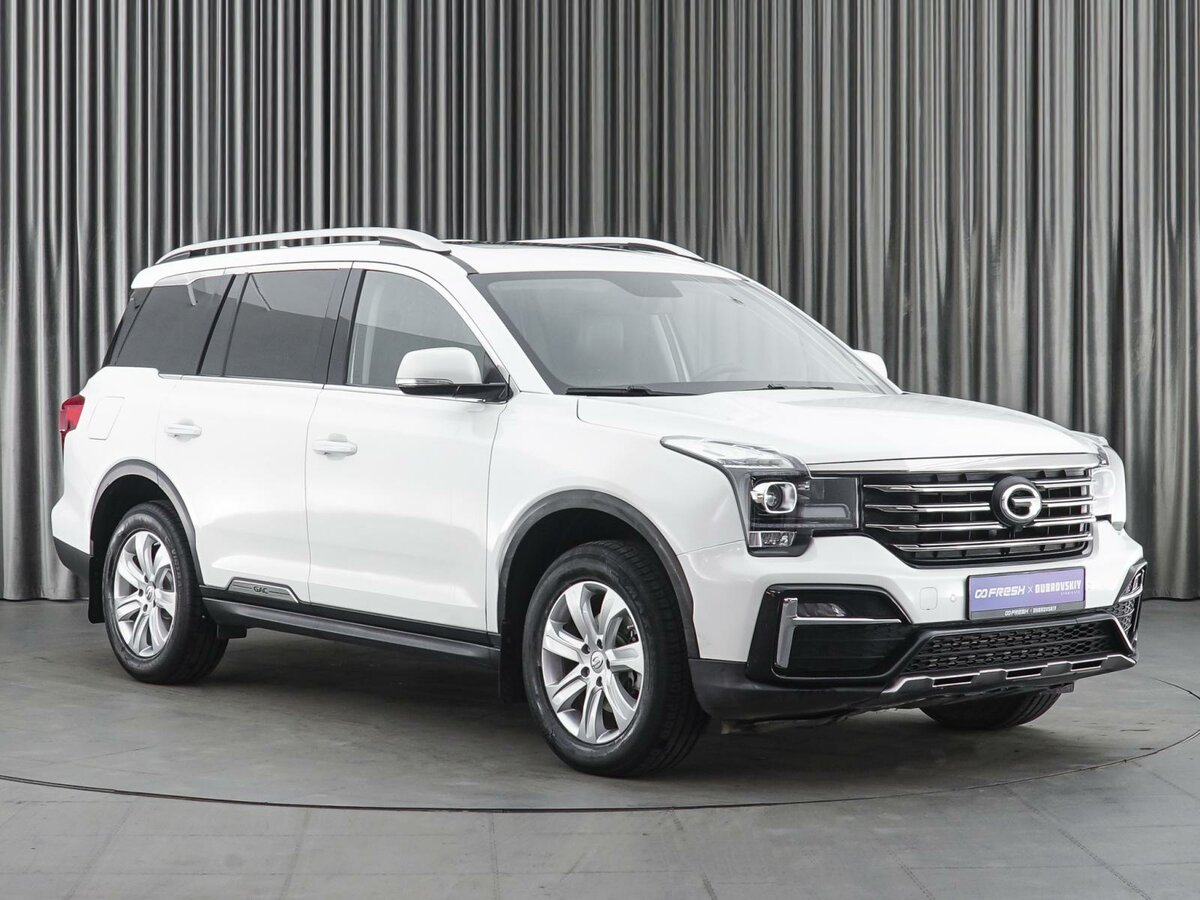 Купить б/у GAC GS8 I 2.0 AT (190 л.с.) бензин автомат в Москве: белый ГАК ГС8 I внедорожник 5 ...