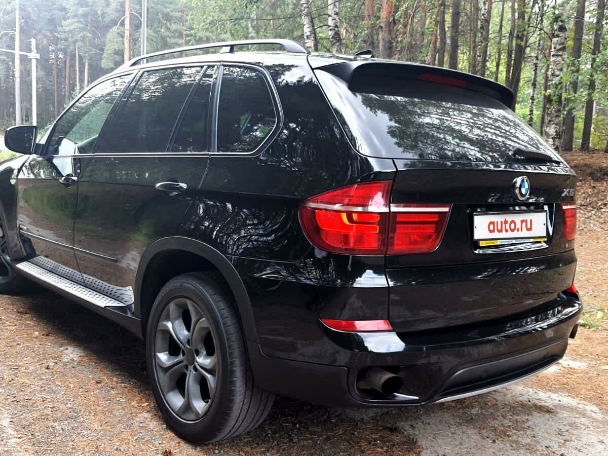 Купить б/у BMW X5 II (E70) Рестайлинг 35i 3.0 AT (306 л.с.) 4WD бензин автомат в Перми: чёрный ...
