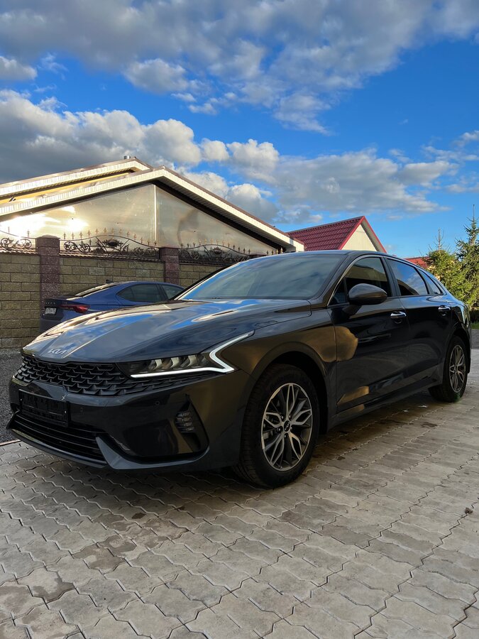 Купить б/у Kia K5 III 2.0 AT (150 л.с.) бензин автомат в Уфе: серый Киа к5 III седан 2022 года ...