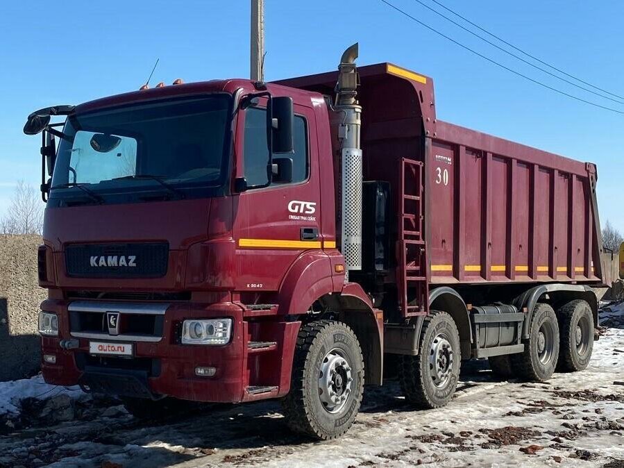 Купить б/у КамАЗ 65801 дизель механика в Архангельске: красный самосвал 2019 года на Авто.ру ID ...