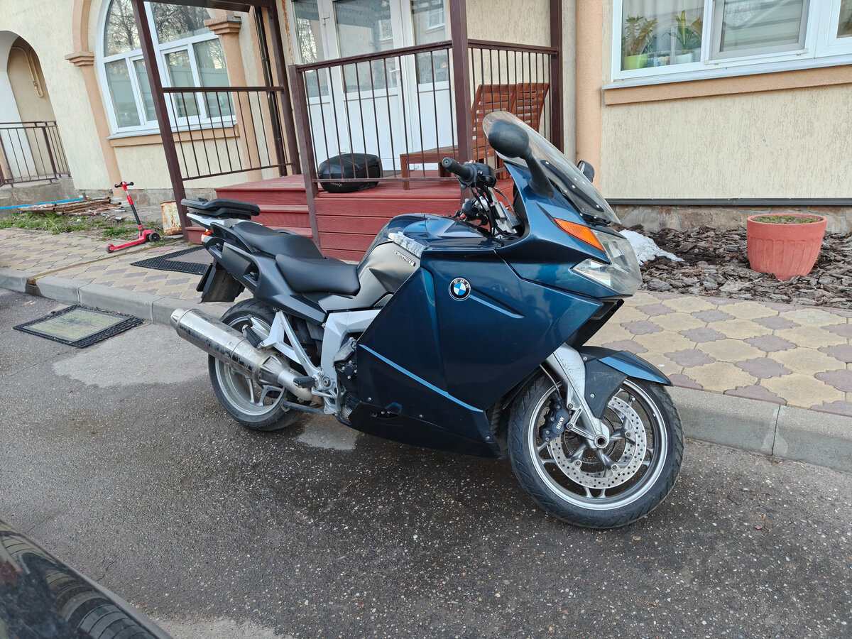 Купить б/у BMW K 1200 GT инжектор 6 передач в Москве: синий спорт ...