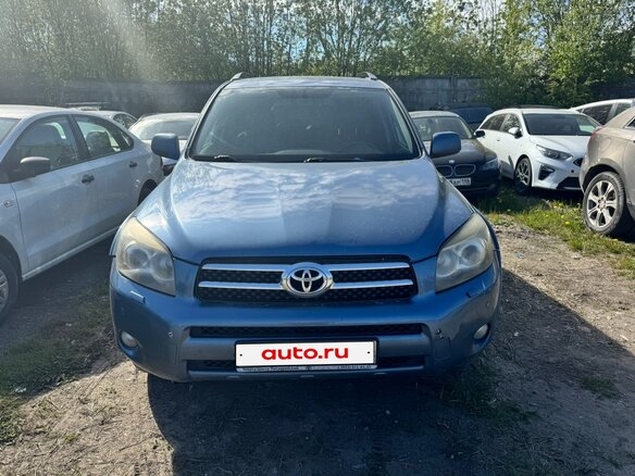 Купить б/у Toyota RAV4 III (XA30) 2.4 AT (170 л.с.) 4WD бензин автомат в Санкт-Петербурге: синий ...