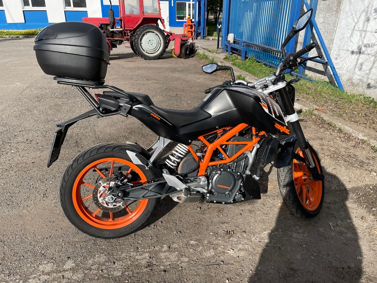 Купить б/у KTM 390 Duke инжектор 6 передач в Москве: чёрный naked bike ...