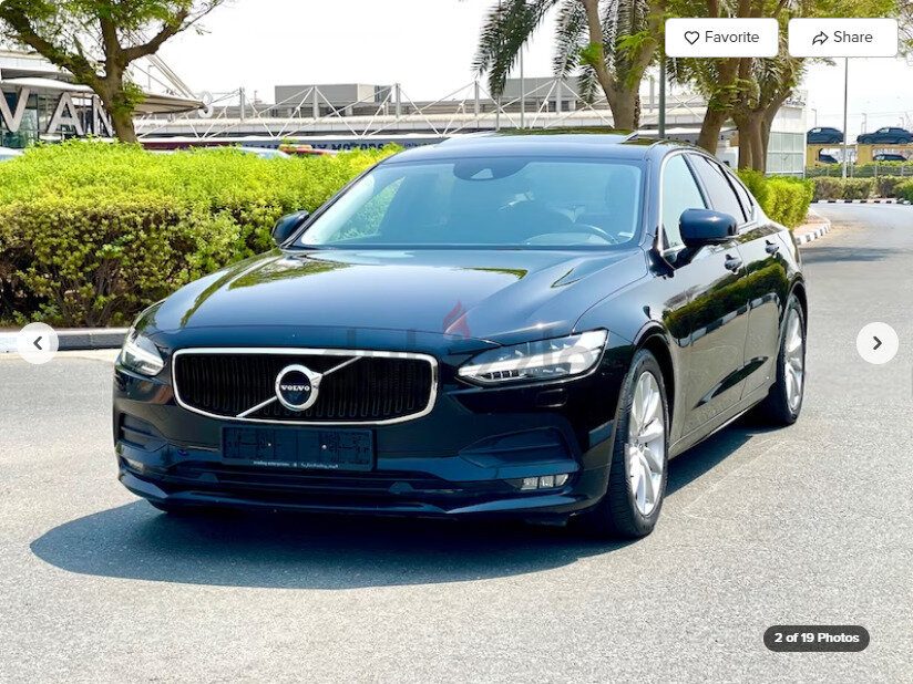Купить б/у Volvo S90 II Long 2.0 AT (250 л.с.) бензин автомат во Владивостоке: чёрный Вольво S90 ...